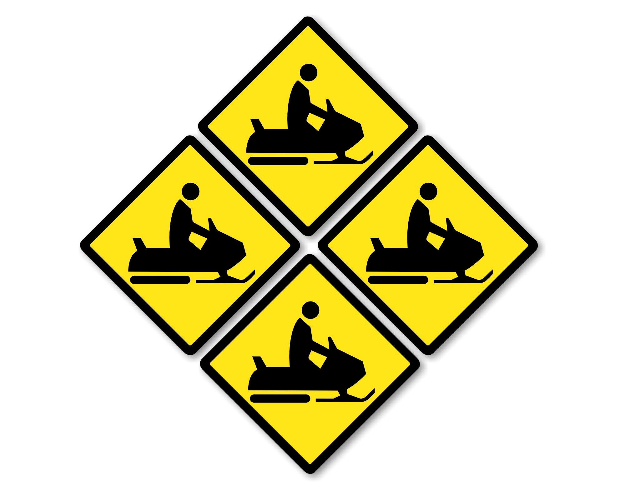 Snowmobile Crossing Sign
