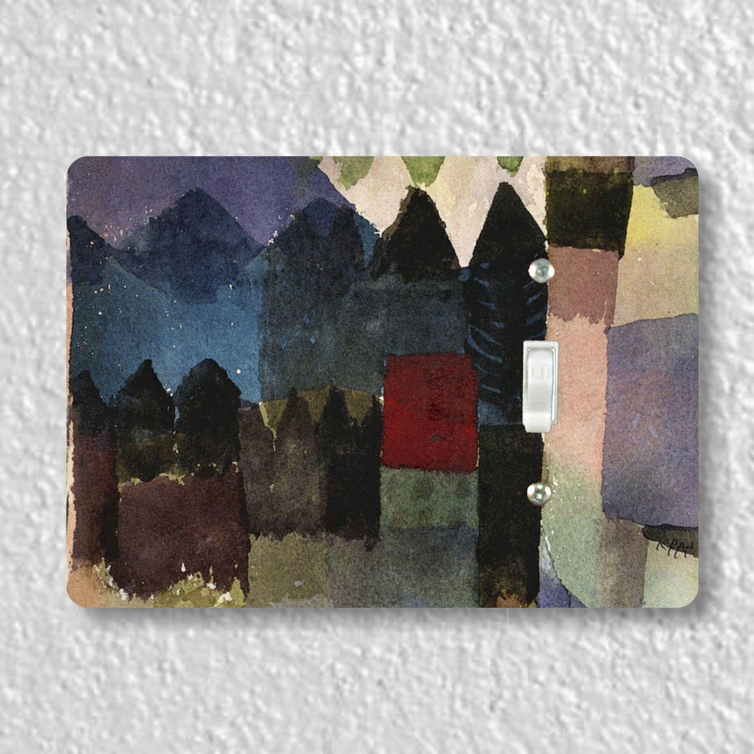 Föhn in Marc's Garden Paul Klee Painting Precision Laser Cut Toggle and ...