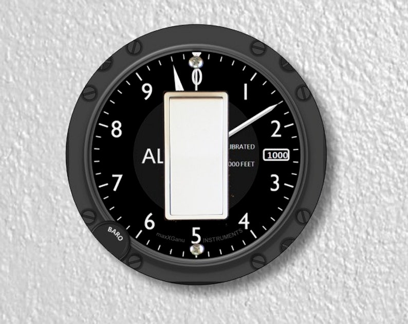 Altimeter Aviation Precision Laser Cut Toggle and Decora - Etsy