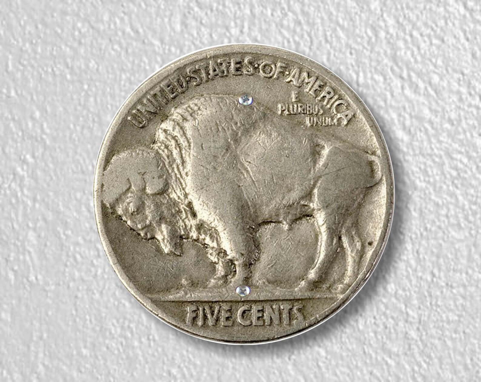 Buffalo Nickel Coin Precision Laser Cut Duplex and Grounded Outlet ...
