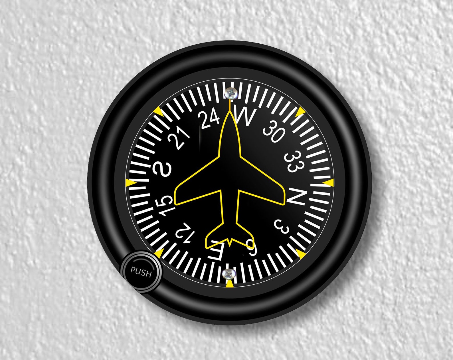Direction Heading Indicator Aviation Precision Laser Cut Toggle and ...