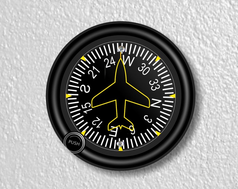 Direction Heading Indicator Aviation Precision Laser Cut Toggle and ...