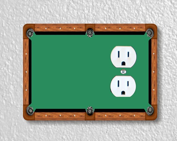 Billiard Table Precision Laser Cut Duplex and Grounded Outlet - Etsy