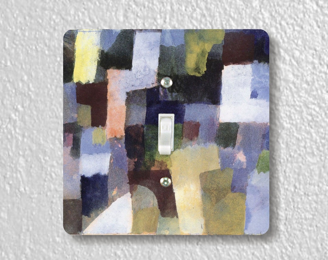 Paul Klee Painting Precision Laser Cut Toggle and Decora Rocker Square ...