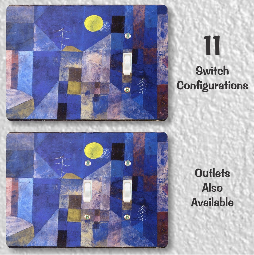 Paul Klee Moonlight Painting Precision Laser Cut Toggle and Decora ...