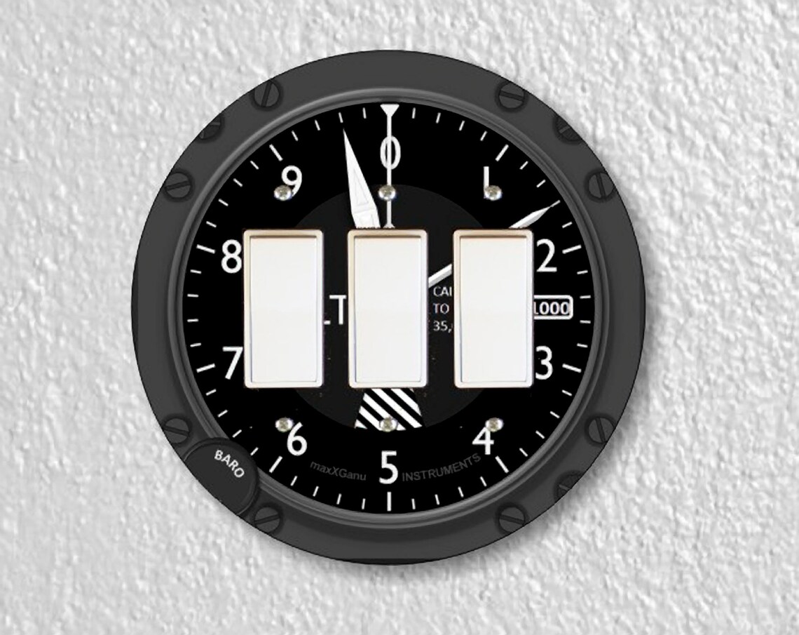 Altimeter Aviation Precision Laser Cut Toggle and Decora - Etsy