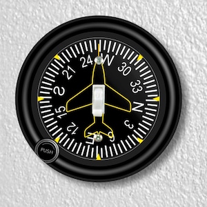 Direction Heading Indicator Aviation Precision Laser Cut Toggle and ...
