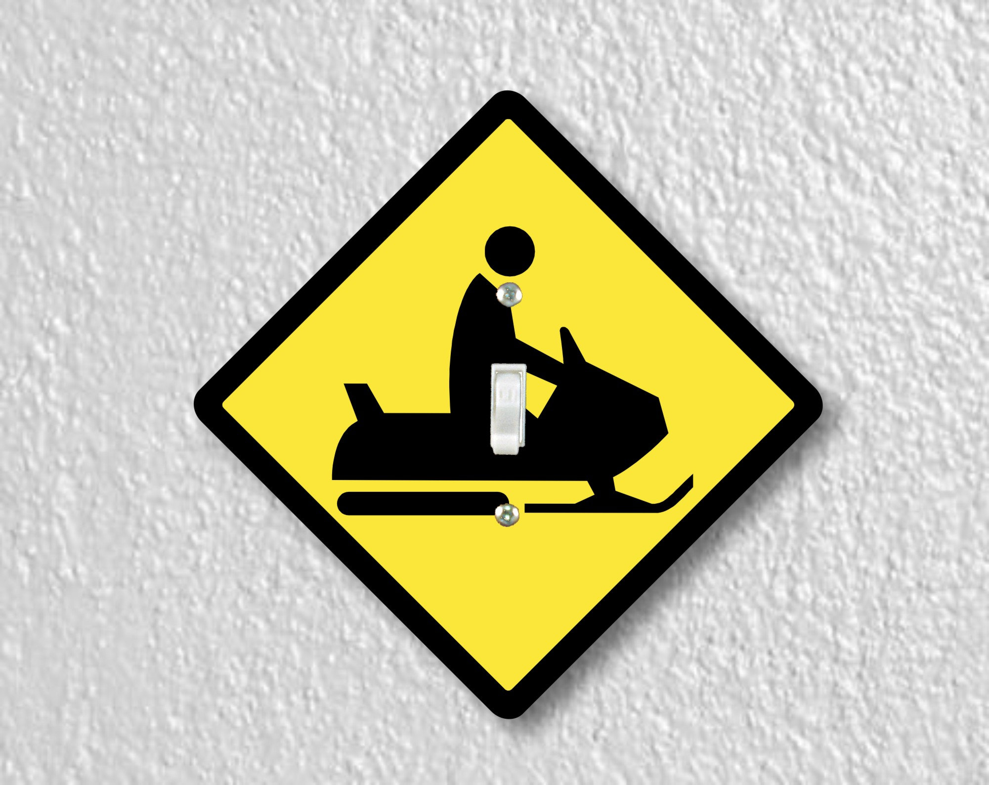 Snowmobile Crossing Sign