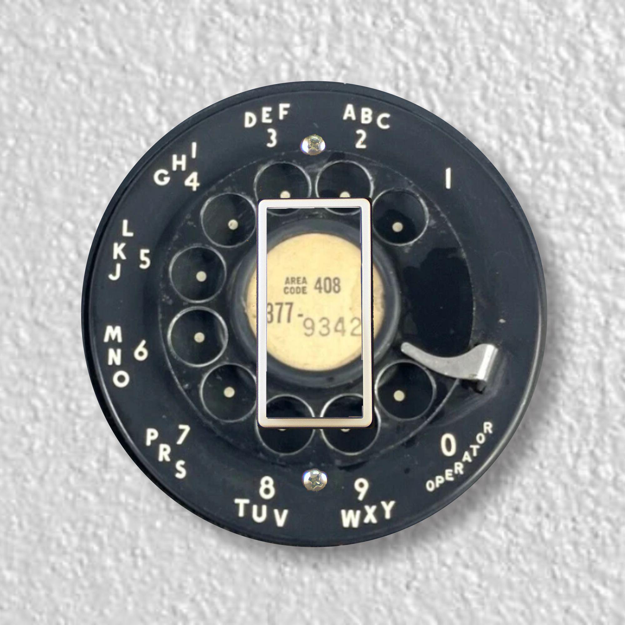 Vintage Retro Rotary Bell System Telephone Dial Precision Laser Cut ...
