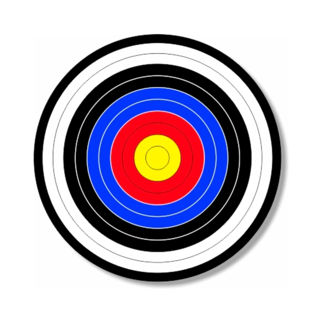 Archery Target Round Mousepad - Etsy