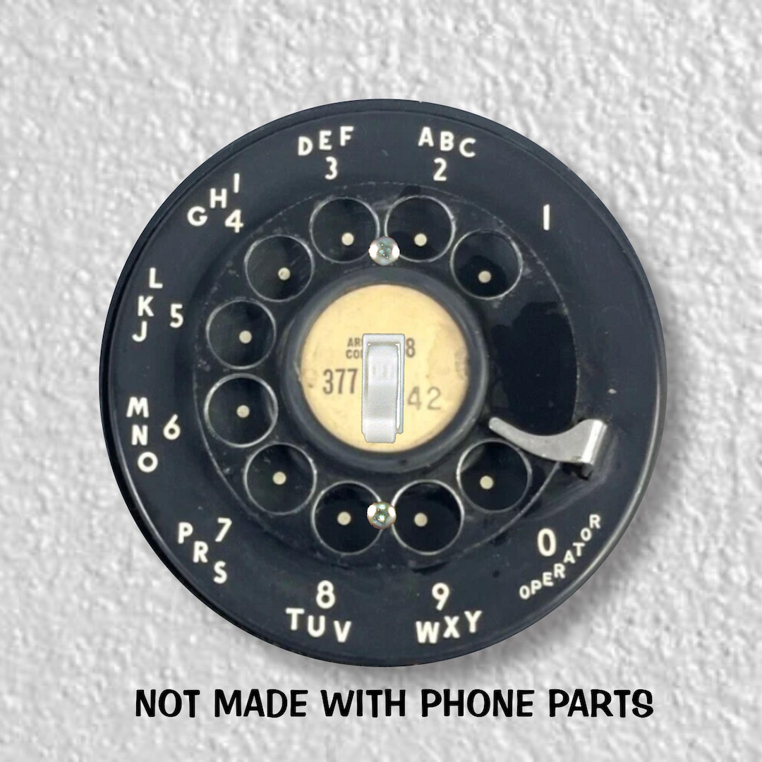 Vintage Retro Rotary Bell System Telephone Dial Precision Laser Cut ...