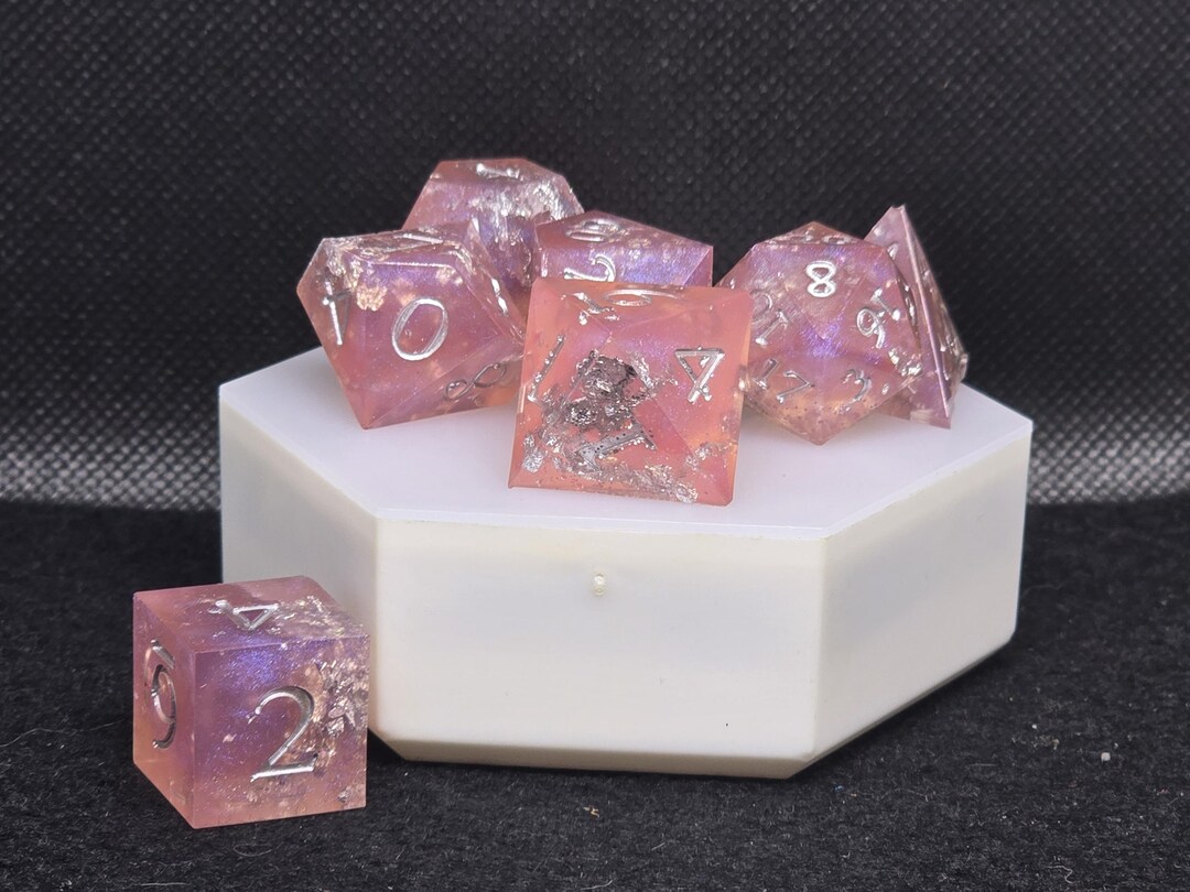 Starry Sugar Shards | Dice Set for Dnd / Sharp Edge Dice for D&D / Dice ...