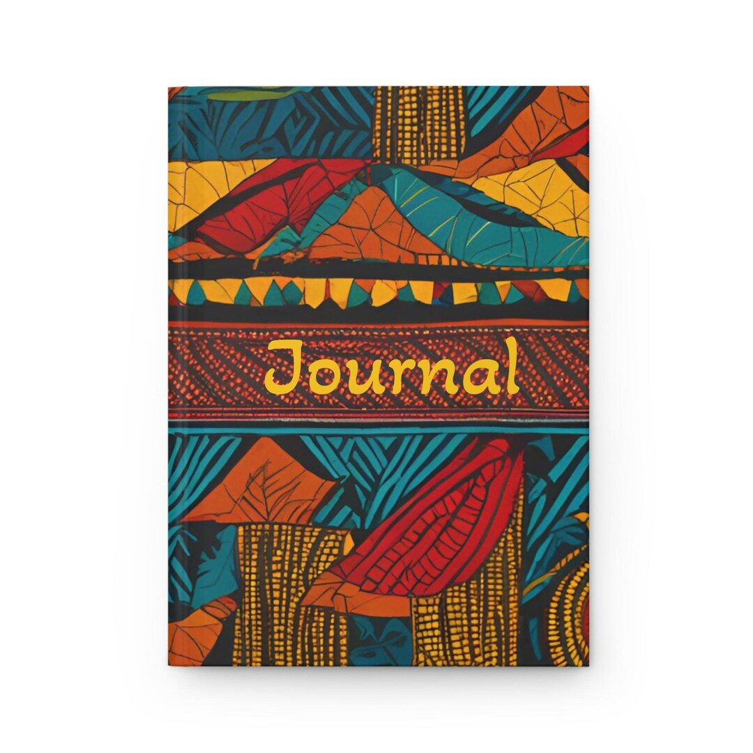 Vibrant Hardcover Journal - Colorful Artistic Notebook, Travel Diary ...