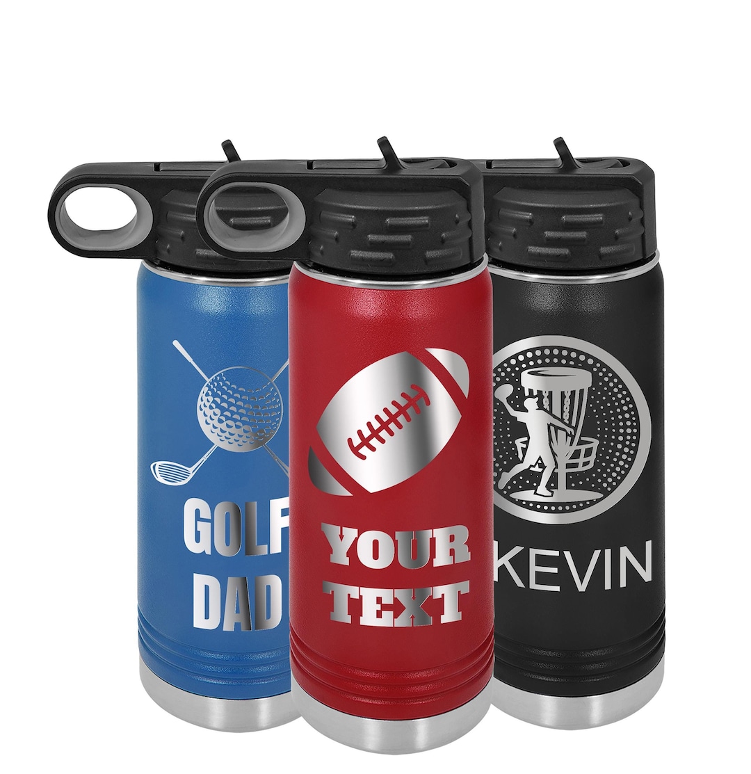 Personalized Insulated Sport Water Bottle, Custom Coach Name Water ...