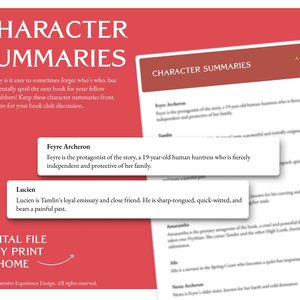 Ultimate ACOTAR Book Club Kit | A Court of Thorns and Roses Discussion ...