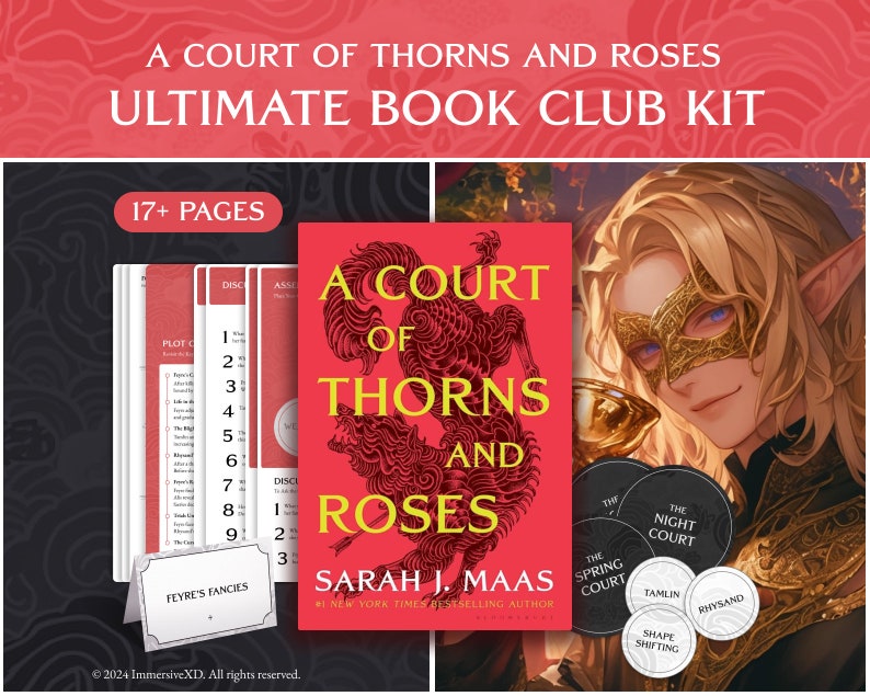 Ultimate ACOTAR Book Club Kit | A Court of Thorns and Roses Discussion ...