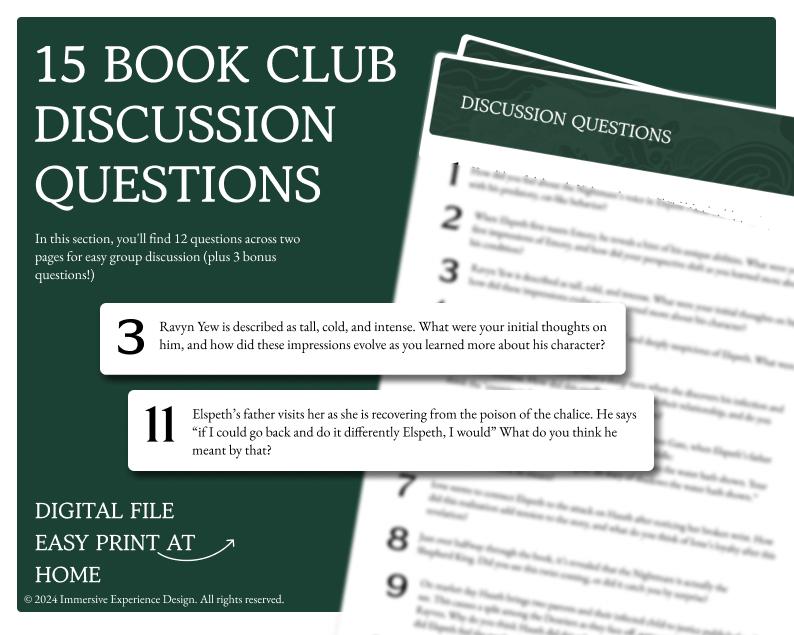 One Dark Window Discussion Guide | Book Club Guide With Plot Outline ...