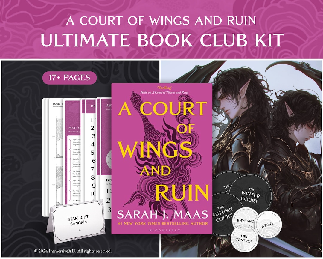 Ultimate ACOWAR Book Club Kit | A Court of Wings and Ruin Discussion ...