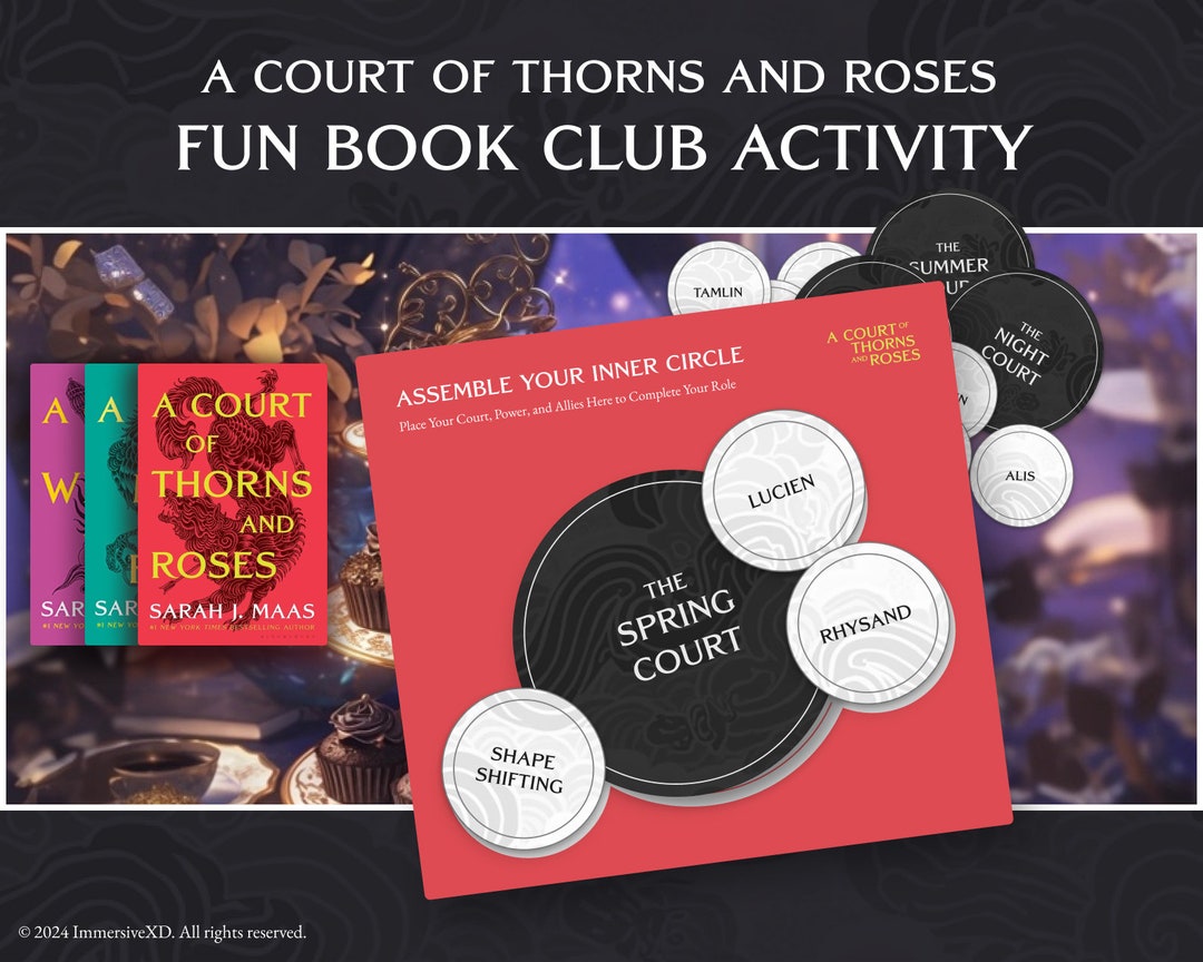 Acotar-themed Activity Create Your Court, Power, and Ally With Bonus ...