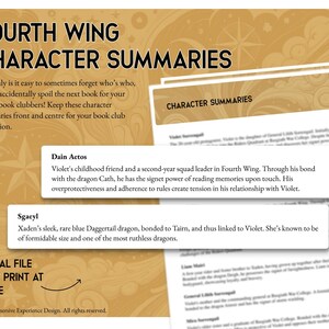 Ultimate Fourth Wing Book Club Kit | Guide With Discussion Questions ...