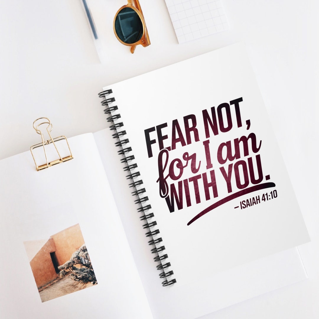 Religious Spiral Notebook, Christian Journal, Faith Notebook ...