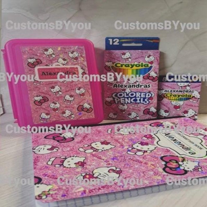 Custom Composition Notebooks 100pg, Notebook Kits , Personalized ...