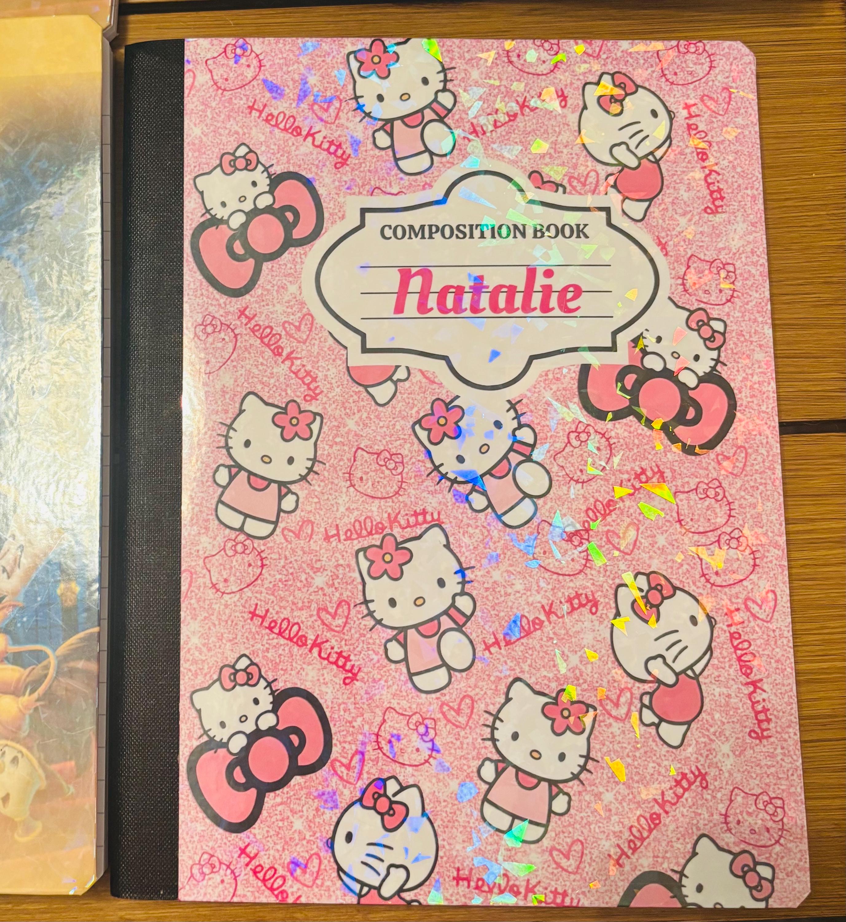 Custom Composition Notebooks 100pg, Notebook Kits , Personalized ...