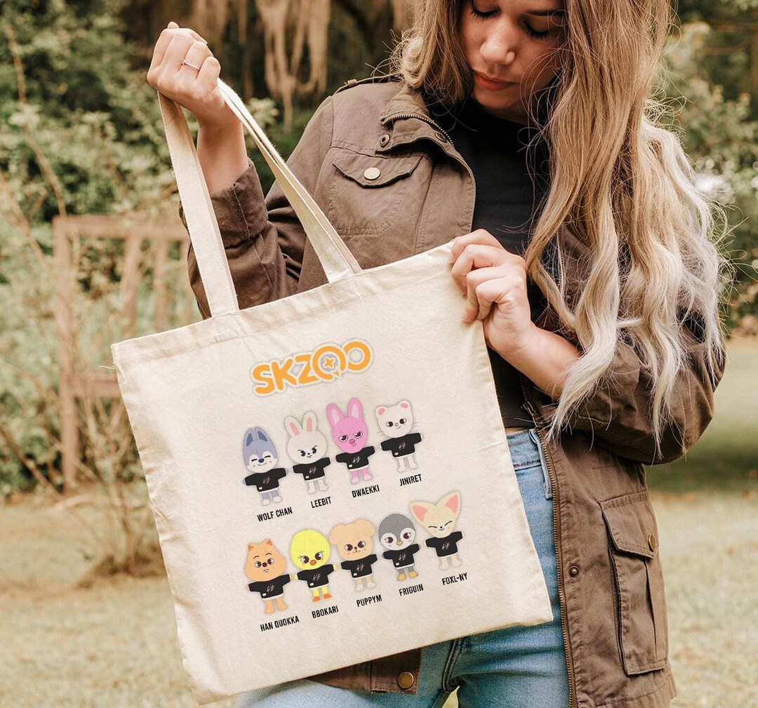 Cute Stray Kids SKZOO Bag, Kpop Bag, Stray Kids Merch, Kpop Gifts, Skz ...