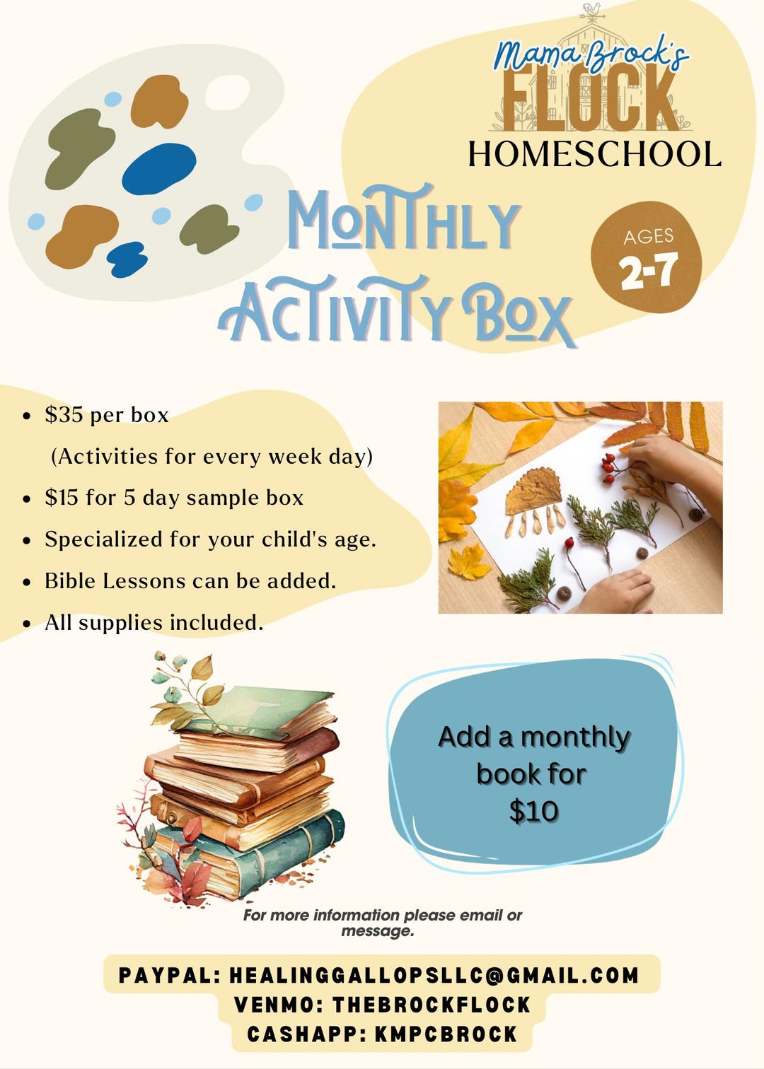 Monthly Activity Box - Etsy