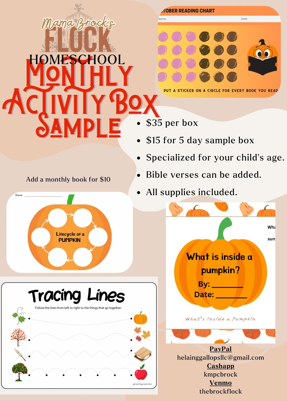 Monthly Activity Box - Etsy