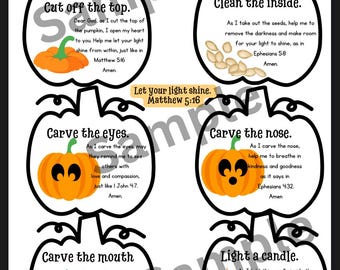 Pumpkin Prayer Parable - Faith Based Halloween - Etsy