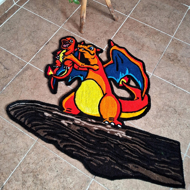 Charizard Rug - Etsy