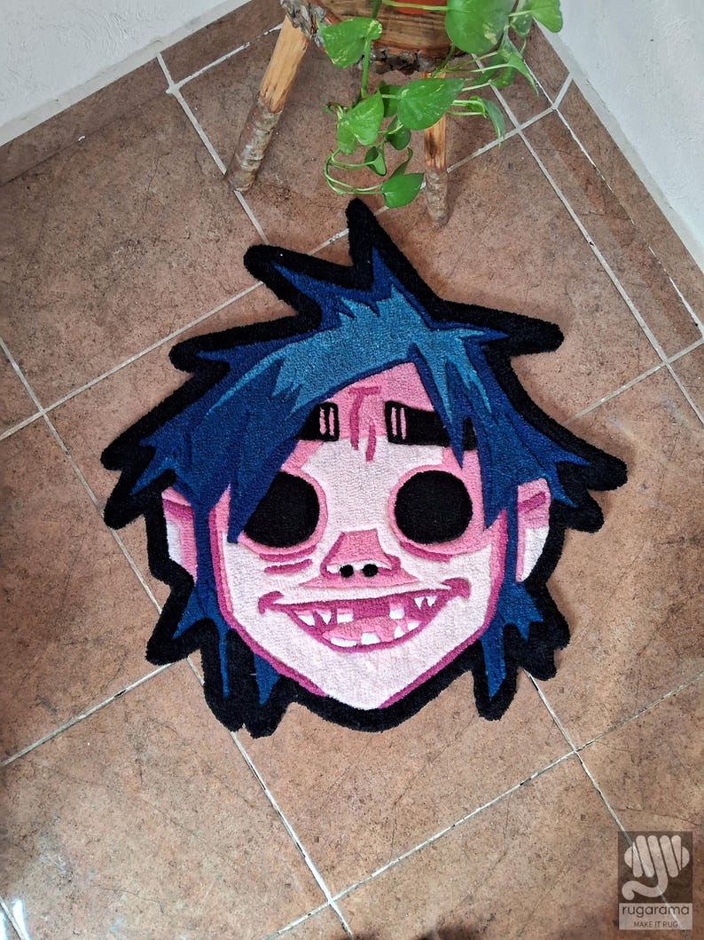 2D Tufted Rug, Tufted Custom Rug, Decorative Rug, Gift Idea, Room Decor ...