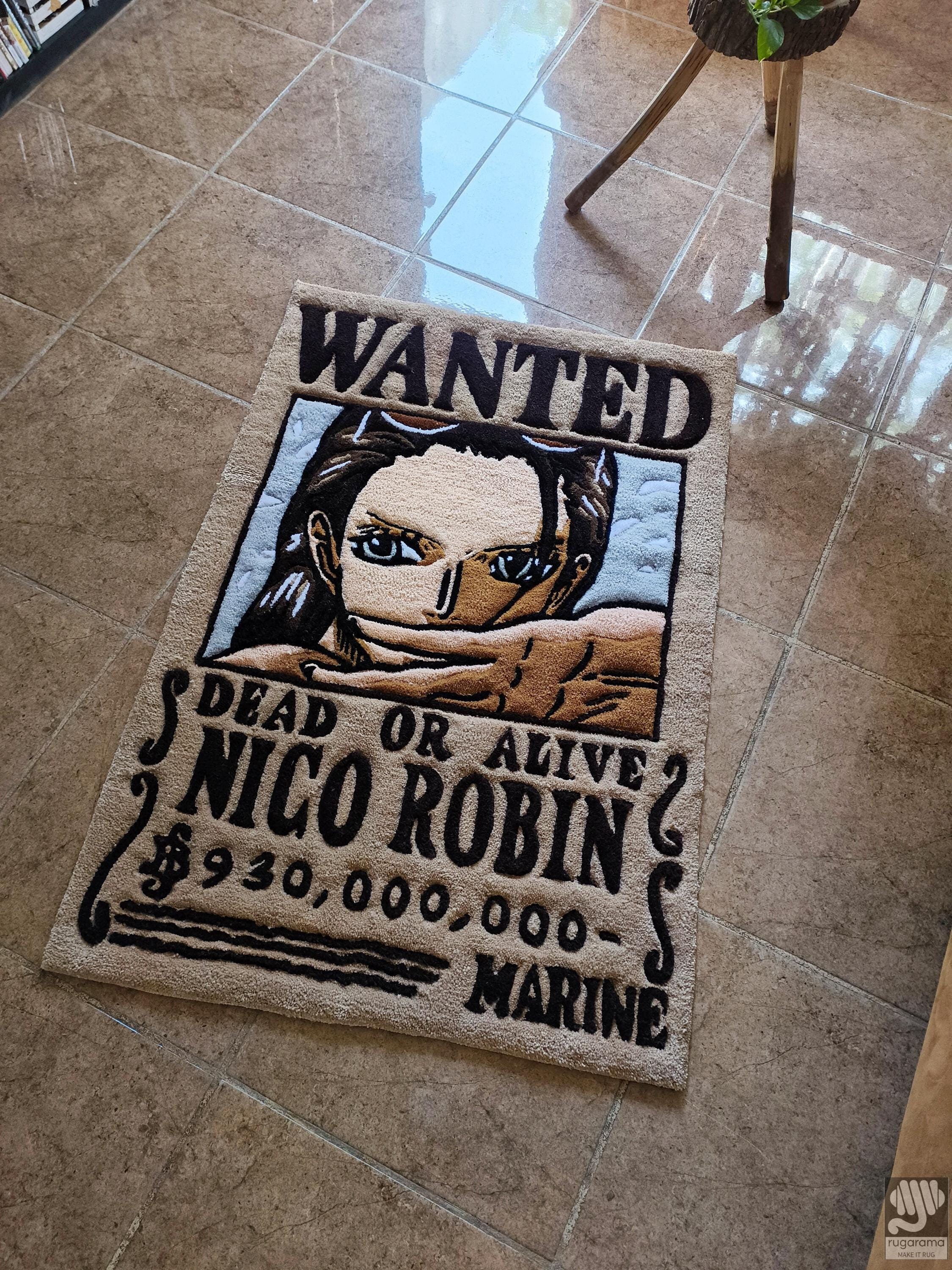 Pirates/ Robin Wanted Tufted Rug - Etsy