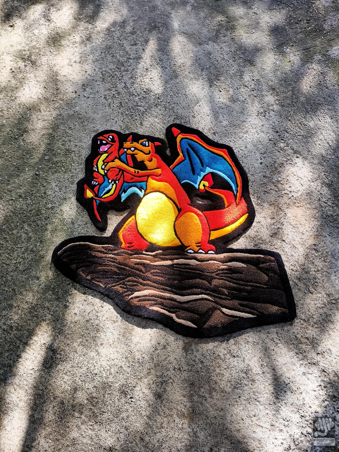 Charizard Tufted Rug - Etsy