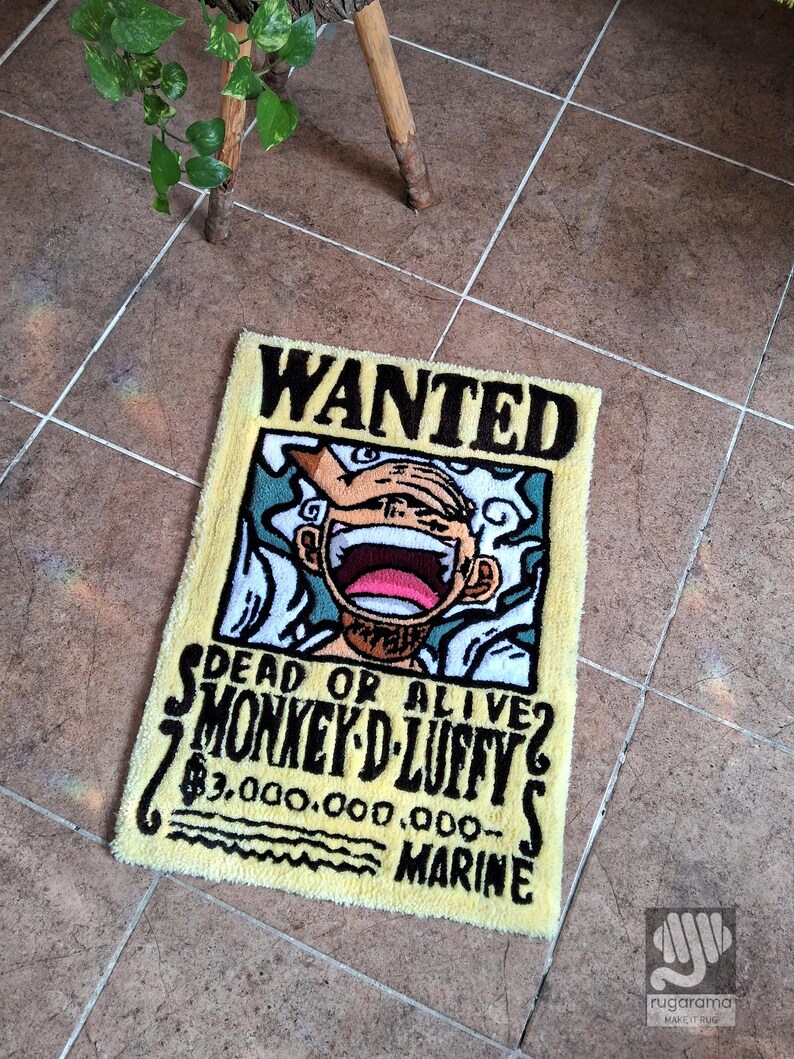 Luffy G5 Tufted Rug, Tufted Custom Rug, Decorative Rug, Gift Idea, Room ...