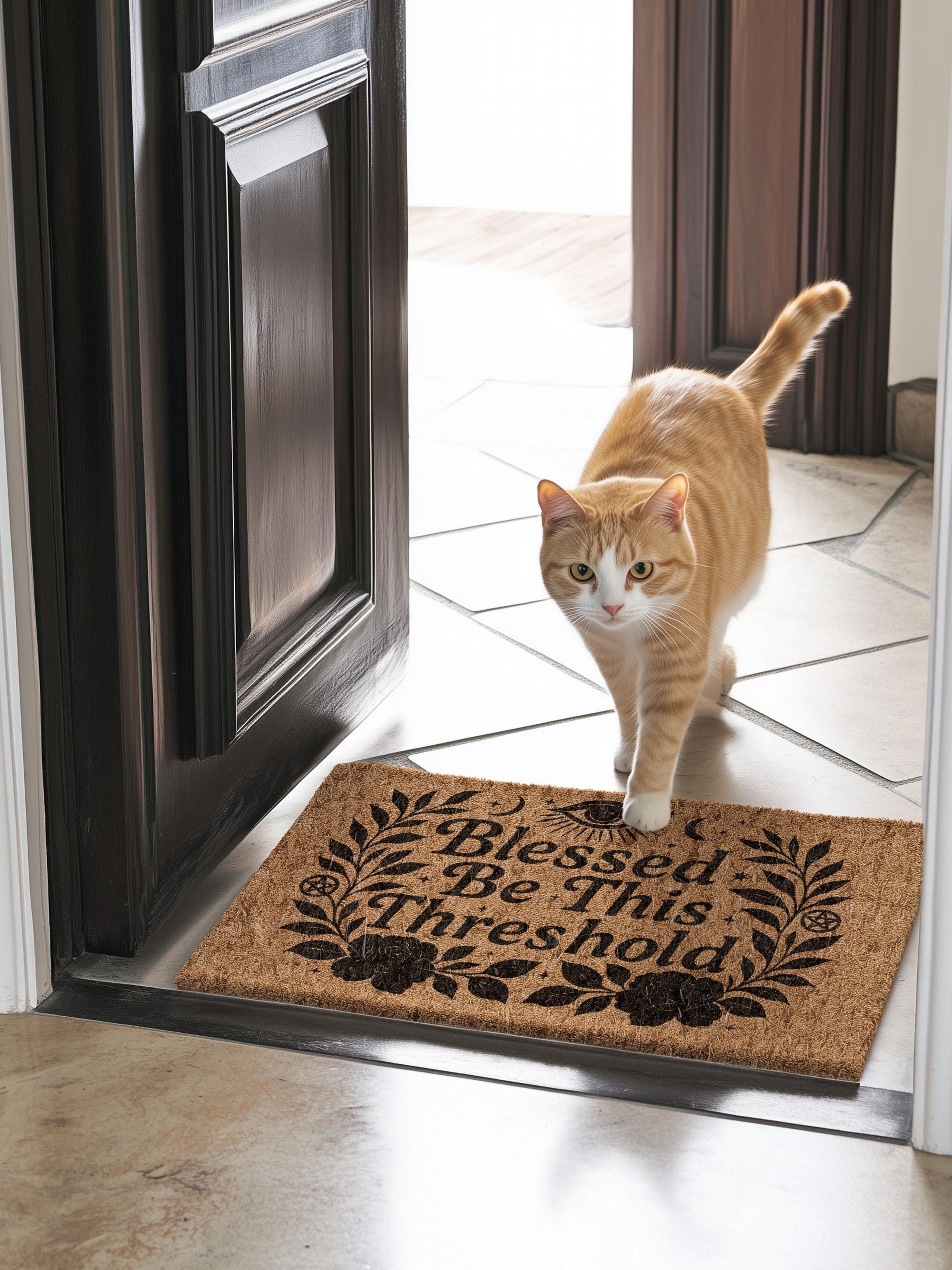 Pagan Outdoor Welcome Mat - Dark Academia Front Porch Entry Decor for ...