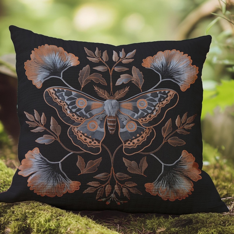 Tapestry Moth Pillow - Etsy