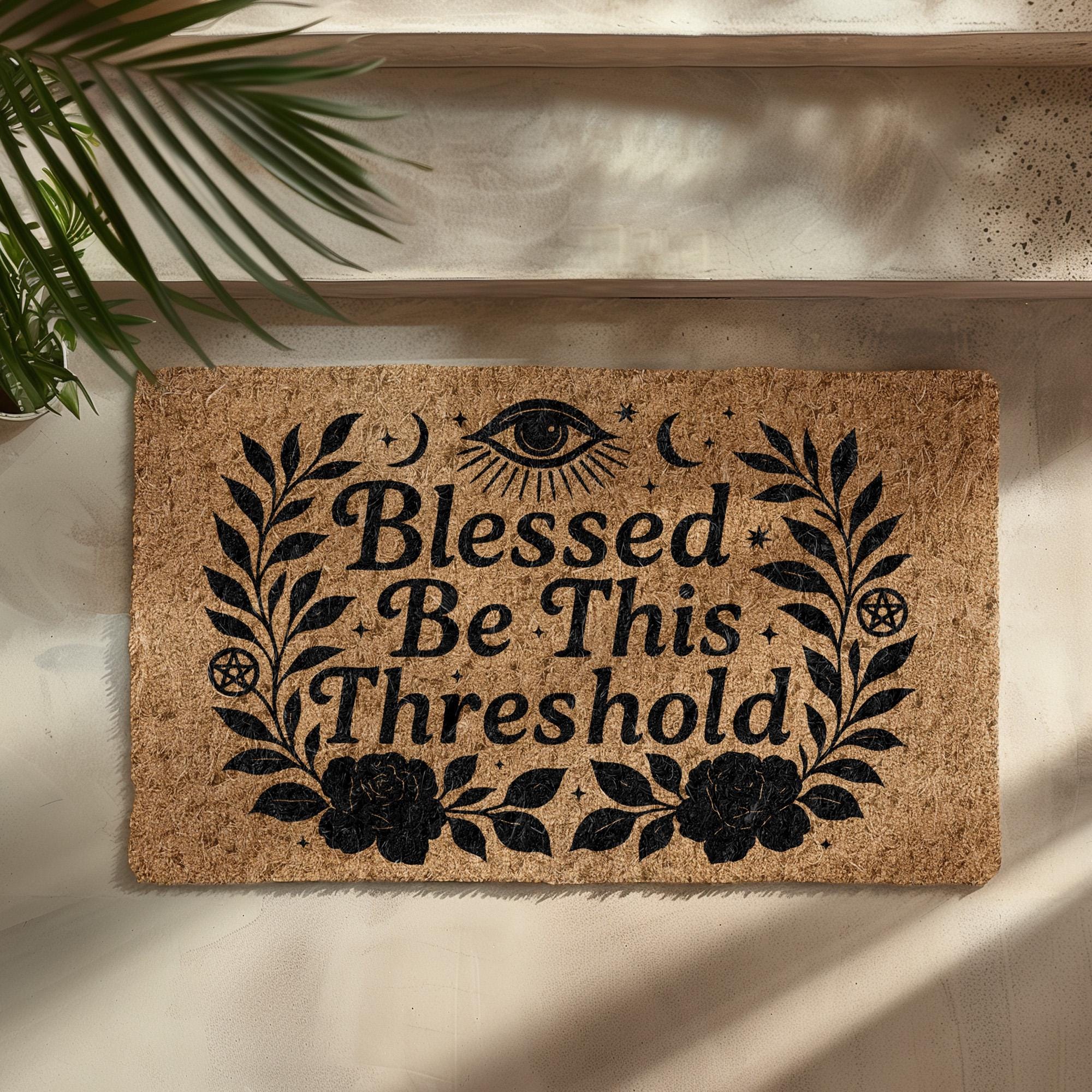 Pagan Outdoor Welcome Mat - Dark Academia Front Porch Entry Decor for ...
