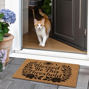 Pagan Outdoor Welcome Mat - Dark Academia Front Porch Entry Decor for ...