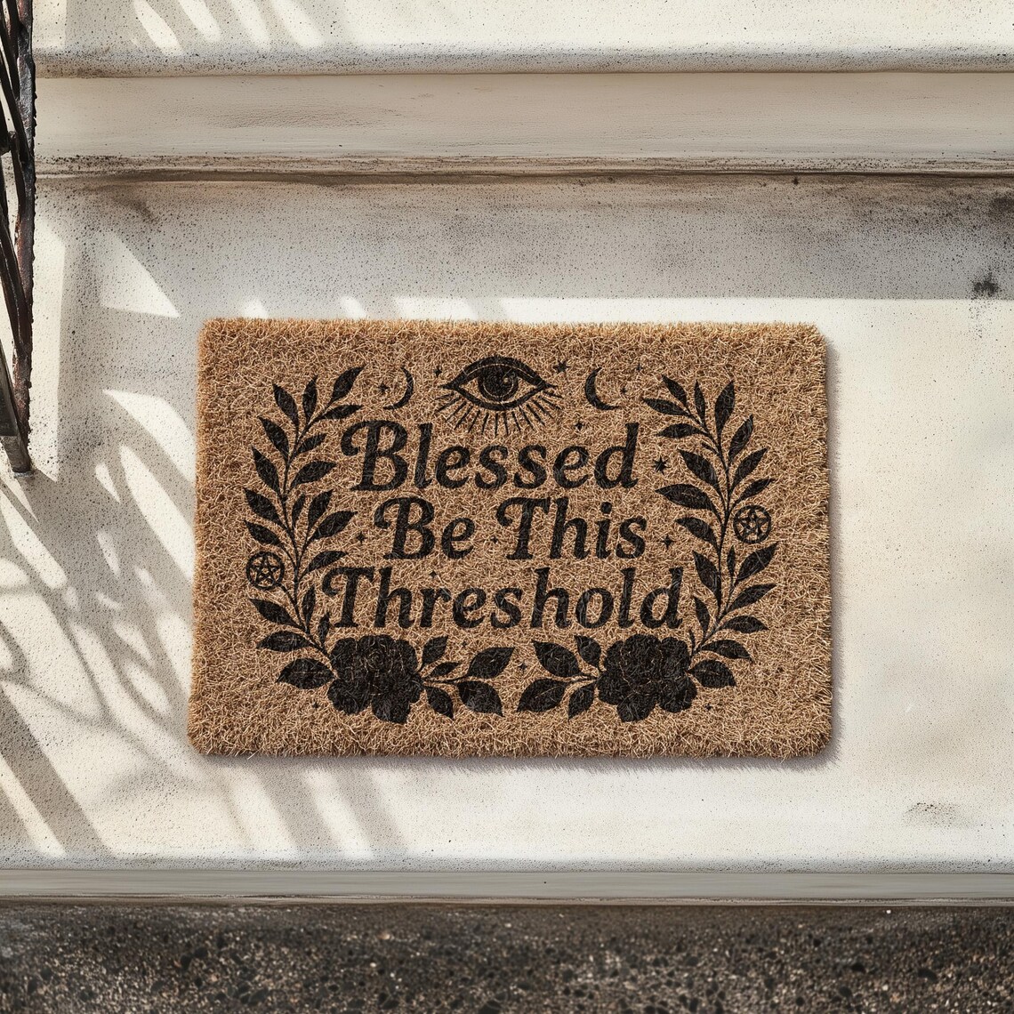 Pagan Outdoor Welcome Mat - Dark Academia Front Porch Entry Decor for ...