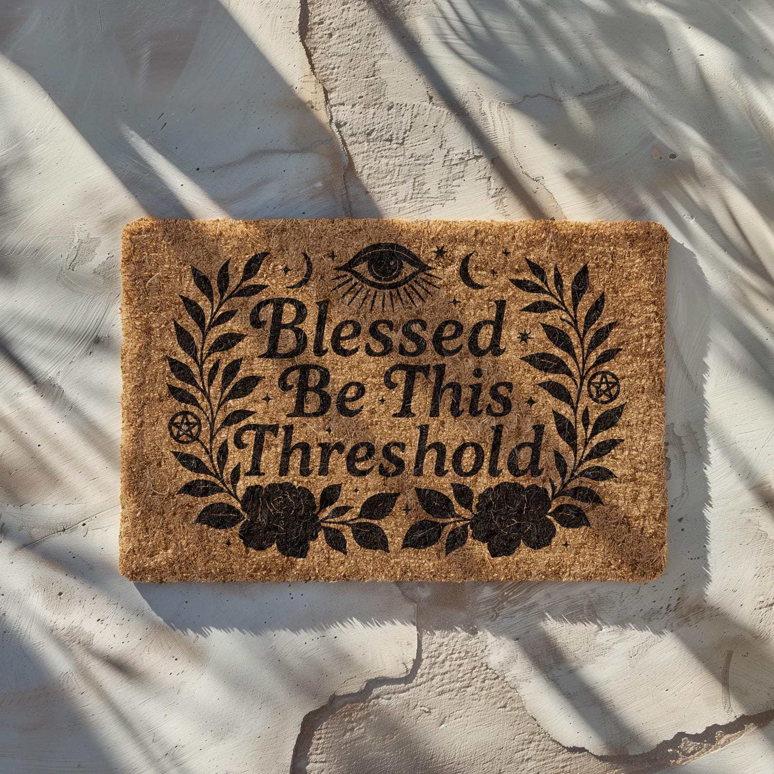 Pagan Outdoor Welcome Mat - Dark Academia Front Porch Entry Decor for ...
