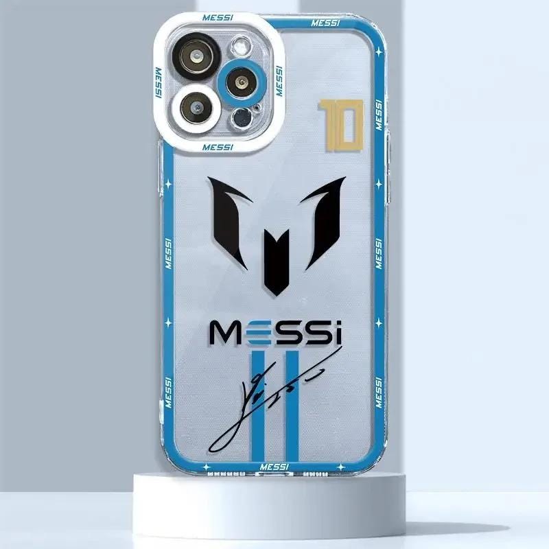 Messi & CR7 Cristiano Ronaldo Football Phone Case for iPhone 16 15 14 ...