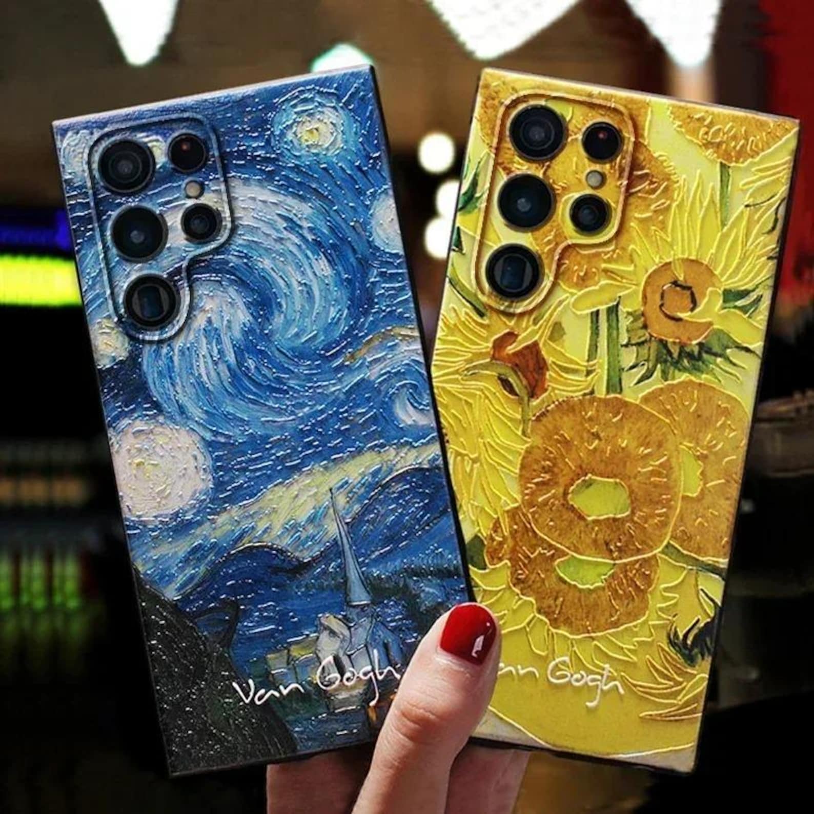 Van Gogh Art Phone Case - Oil Painting Cover for Samsung Galaxy S24 S23 ...