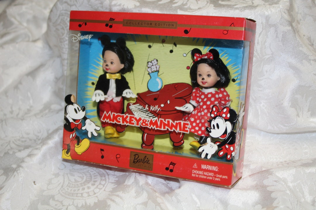 Mickey Mouse & Minnie Mouse Disney Kelly Vintage Barbie Doll ...