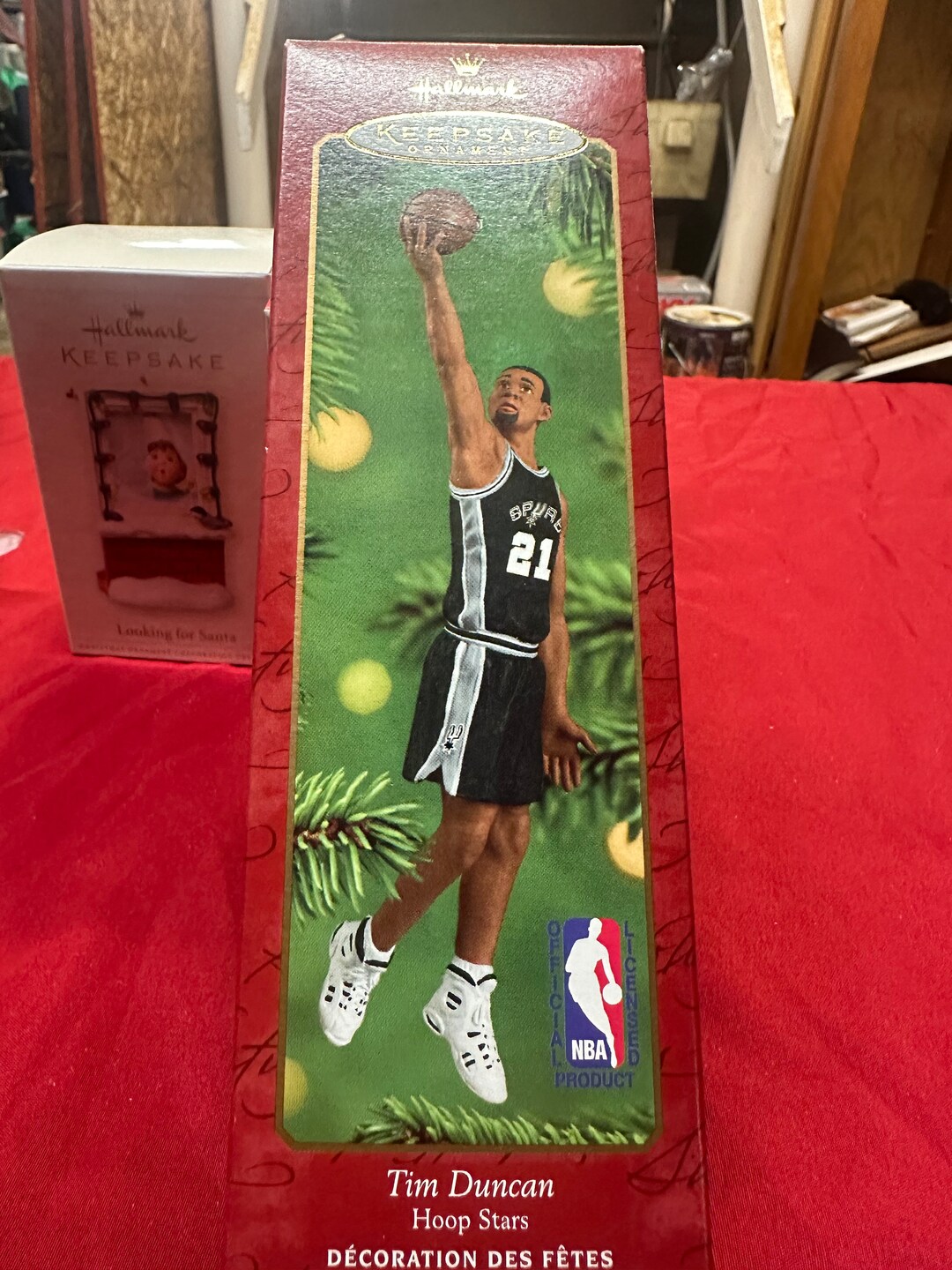 Tim Duncan Vintage Hallmark Christmas Ornaments in Original Boxes ...