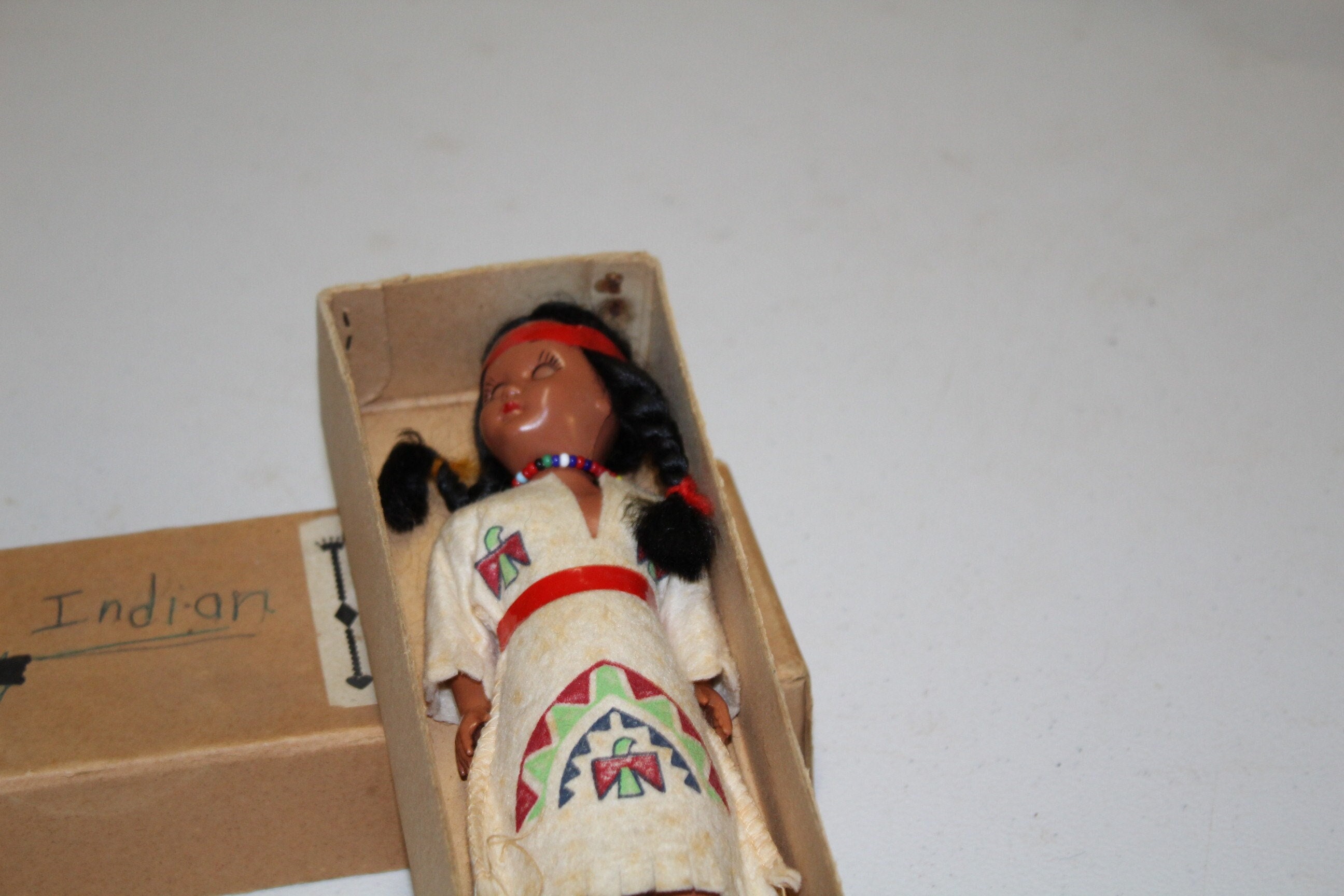 Antique American Indian Doll, Cherokee, NC, Cherokee Indian, Girl Doll ...