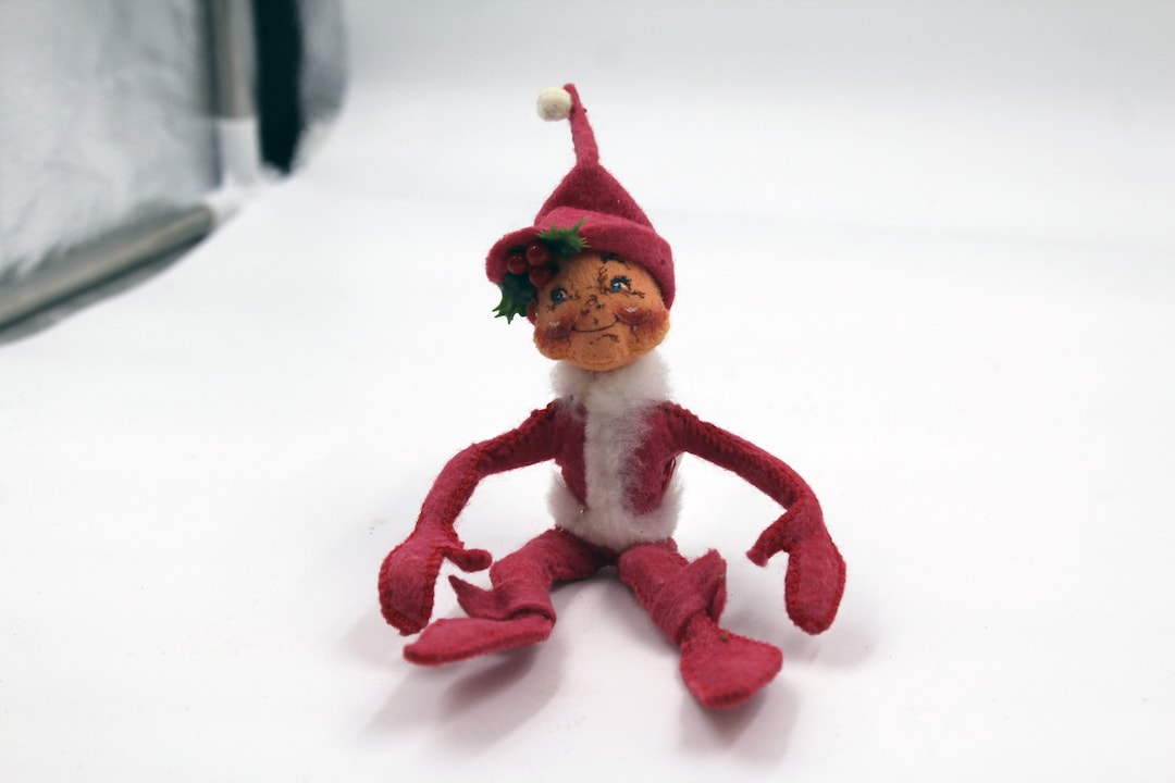 Vintage Anna Lee Elf Doll | Christmas Elf | Christmas Decor | Christmas ...