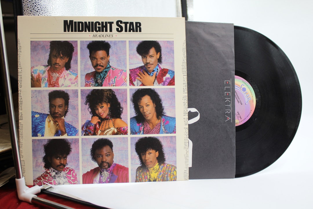 Midnight Star, Headlines Vintage Record Album, Original Vinyl LP 33 RPM ...