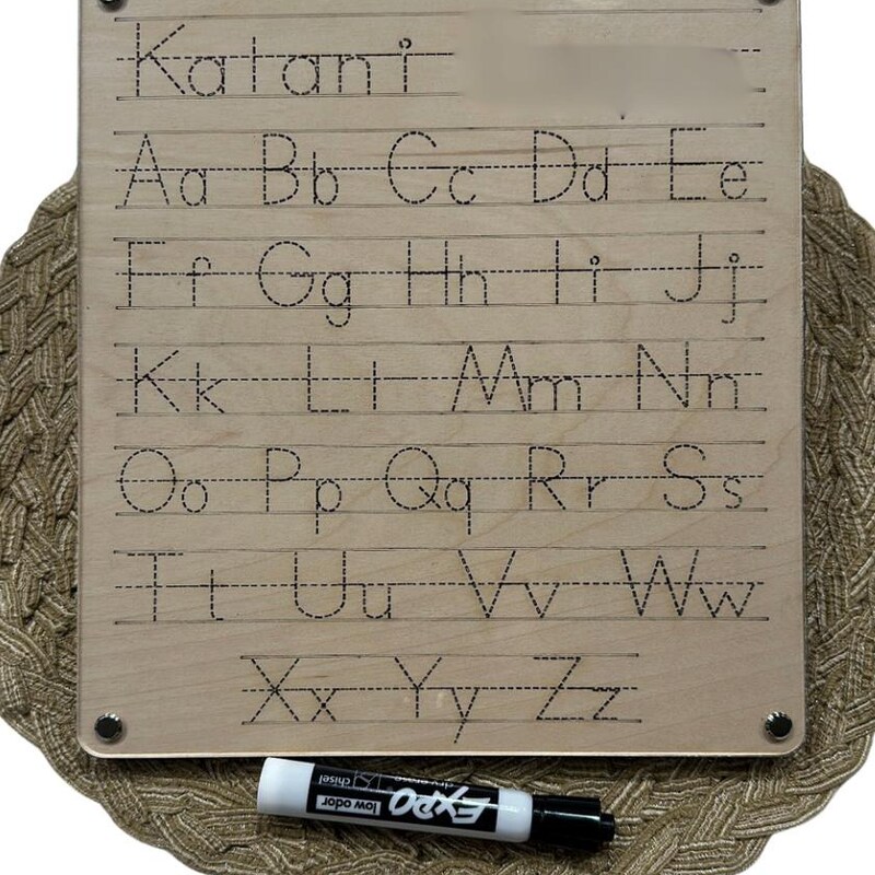 Letter Tracing Board - Etsy